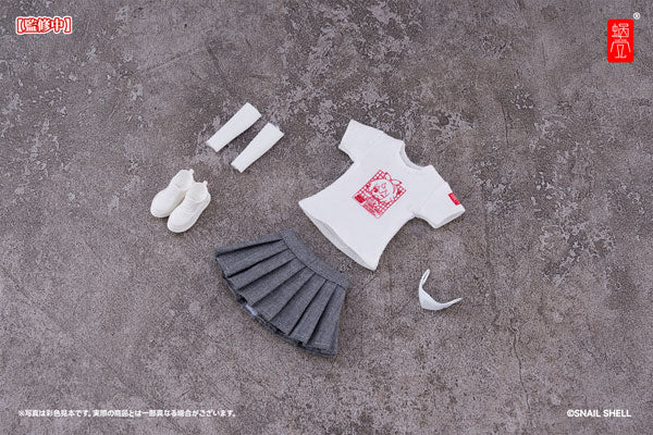Snail Shell Staff Uniform (White) Doll Outfit Set Complete Model Optio ...